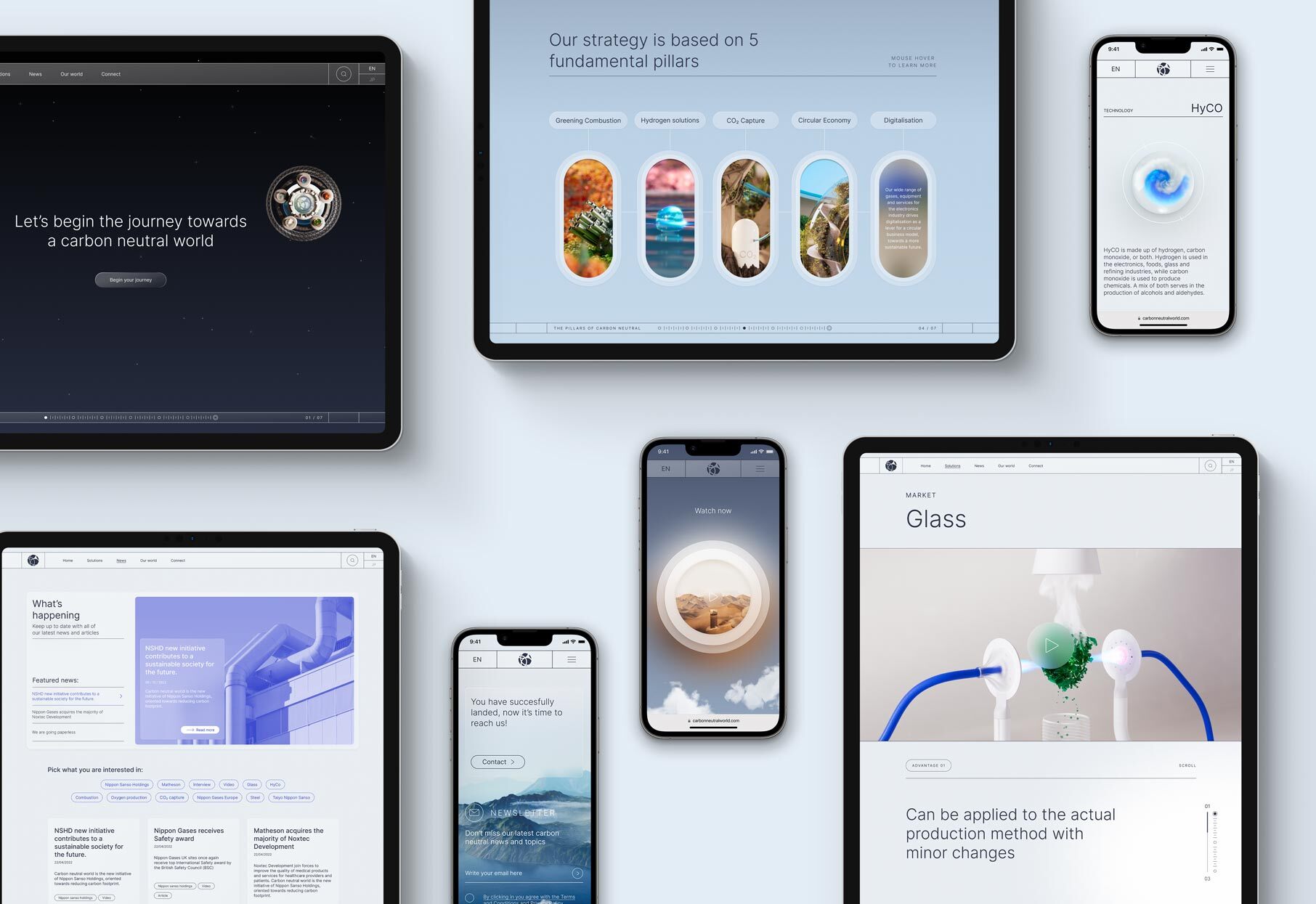 Carbon neutral world by NSHD